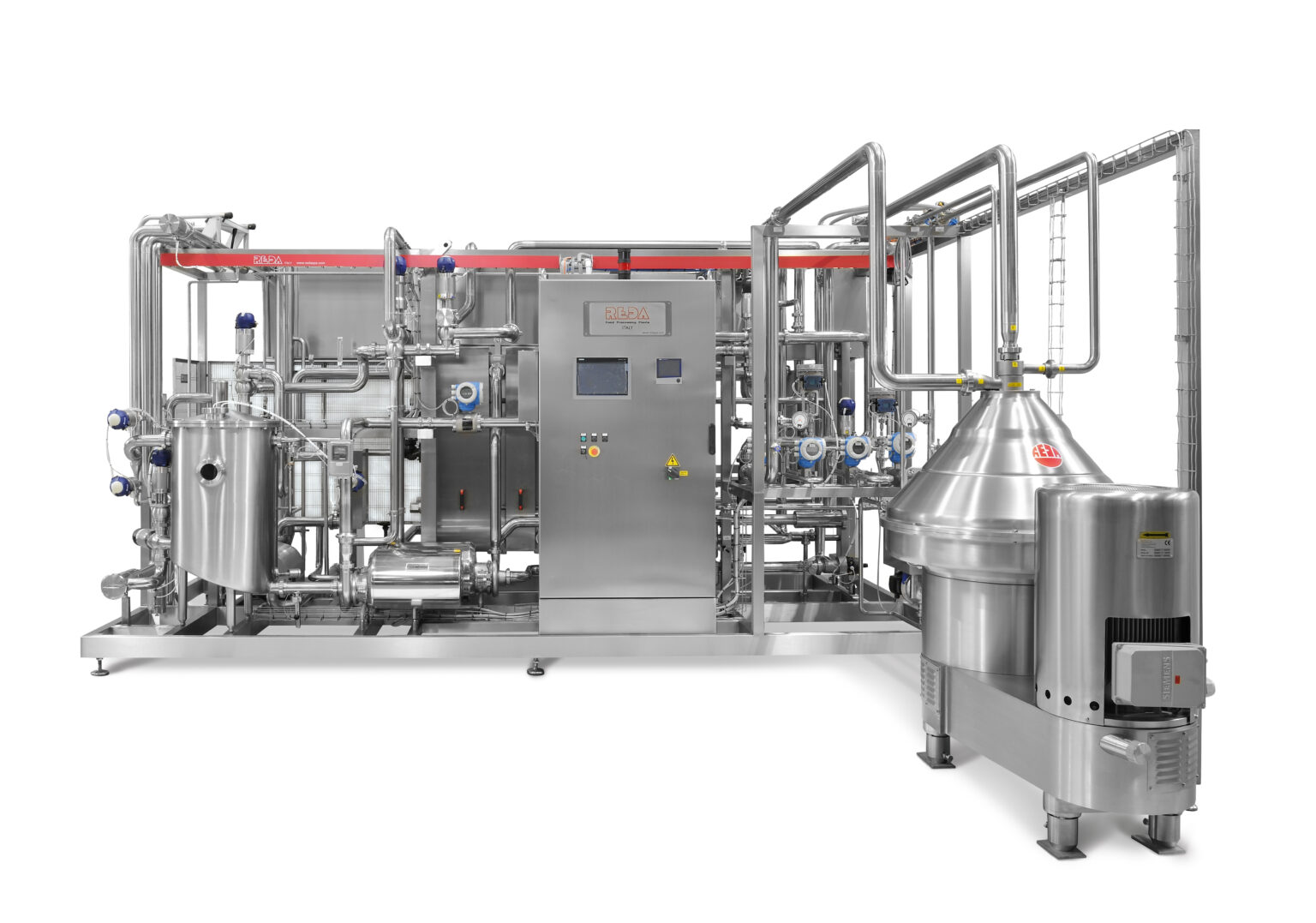 Milk pasteurizer for whey and cream - Reda Spa